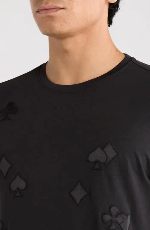John Varvatos Suits Appliqué Organic Cotton T-shirt