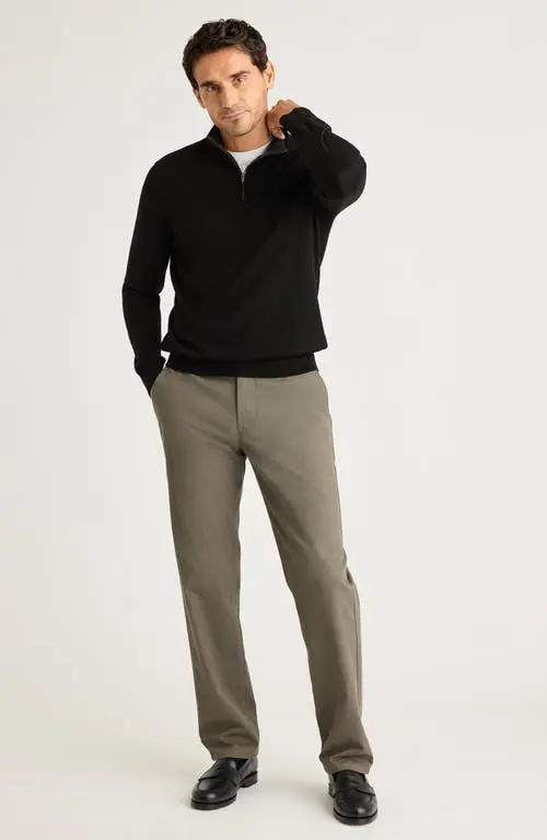 Bonobos Merino Wool Quarter Zip Sweater - Black