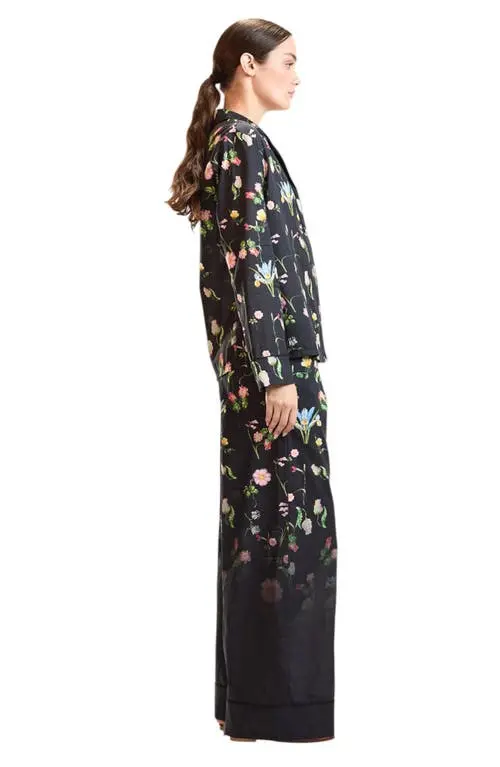Cynthia Rowley Cotton Voile Pj Top - Black