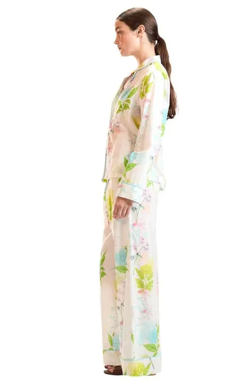 Cynthia Rowley Cotton Voile Pj Top