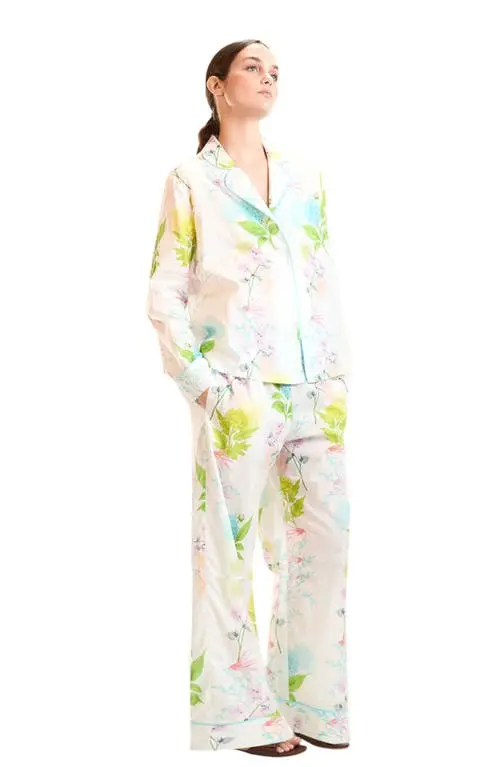Cynthia Rowley Cotton Voile Pj Top