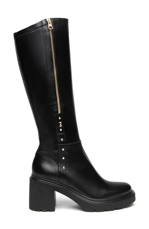 NEROGIARDINI Knee High Block Heel Boot