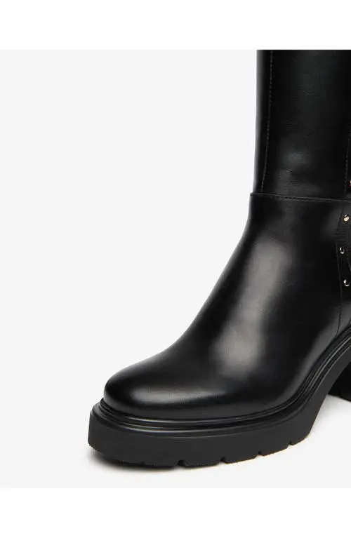 NEROGIARDINI Knee High Block Heel Boot