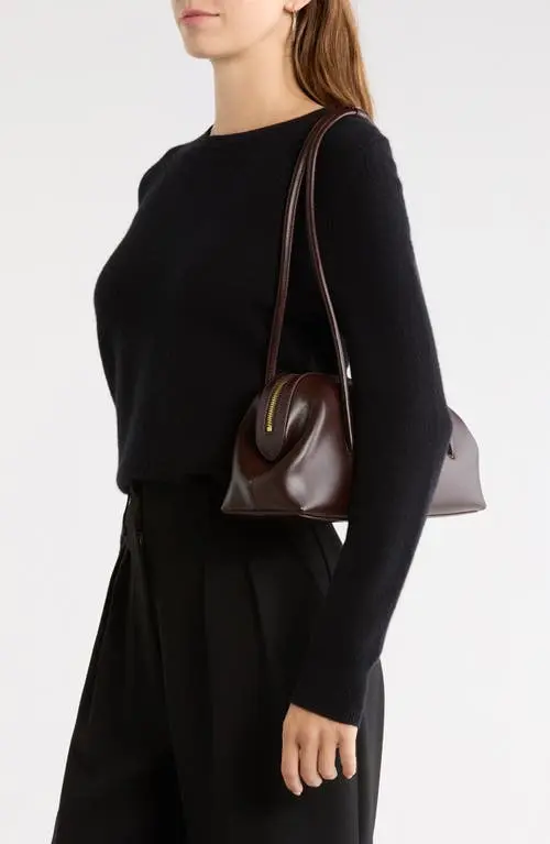 Jw Pei Aveline Faux Leather Shoulder Bag - Dark Brown