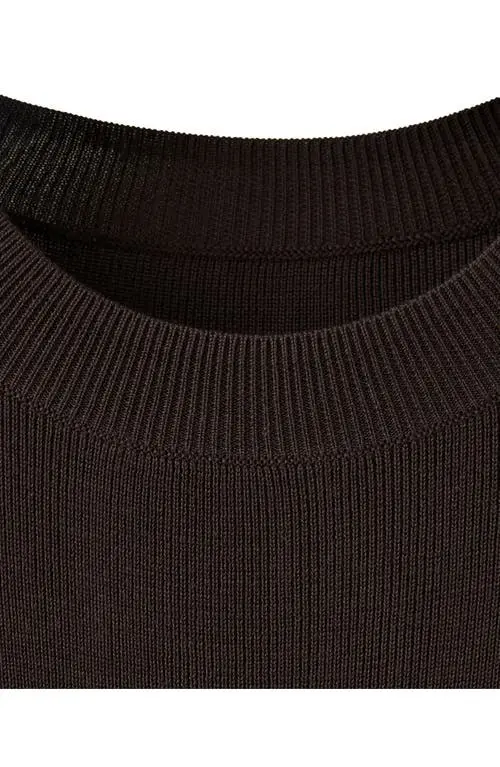 Mango Ribbed A-line Dress