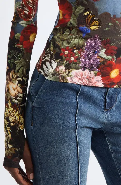 Alice + Olivia Delaina Turtleneck Top