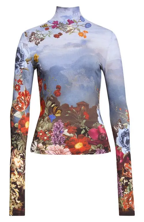 Alice + Olivia Delaina Turtleneck Top