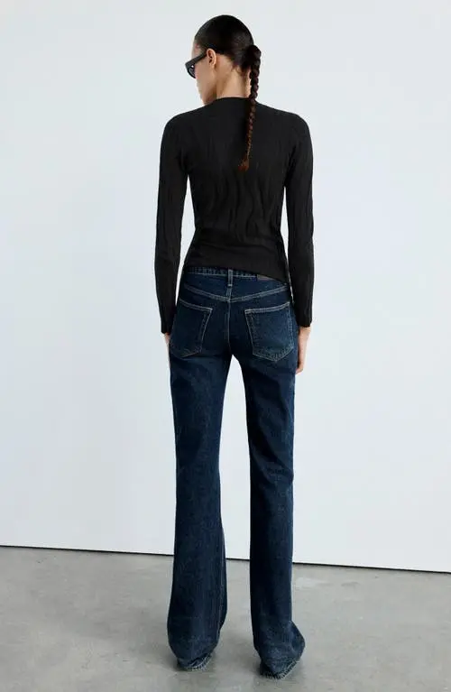 Mango Fitted Mock Neck Sweater