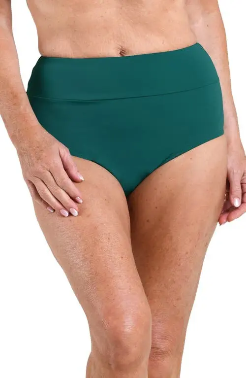 MAXINE OF HOLLYWOOD Wide Waist Bikini Bottoms - Jungle