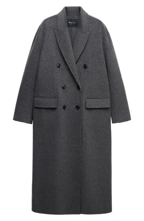 Mango Long Wool & Cashmere Coat