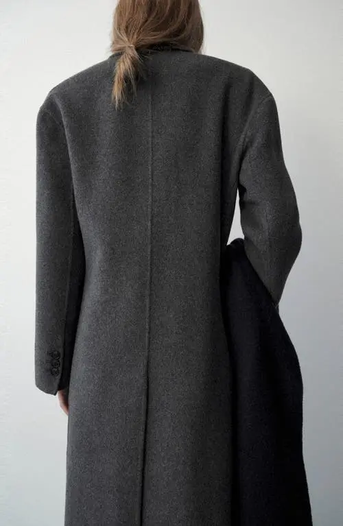 Mango Long Wool & Cashmere Coat