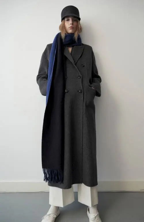 Mango Long Wool & Cashmere Coat