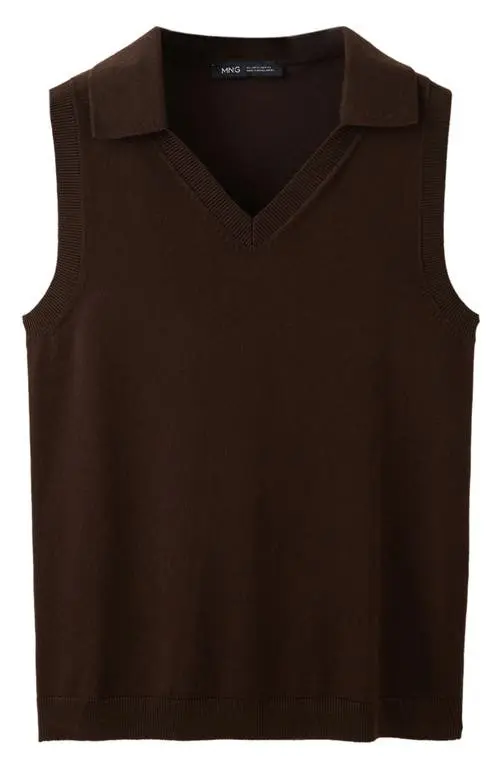 Mango Polo Sweater Vest
