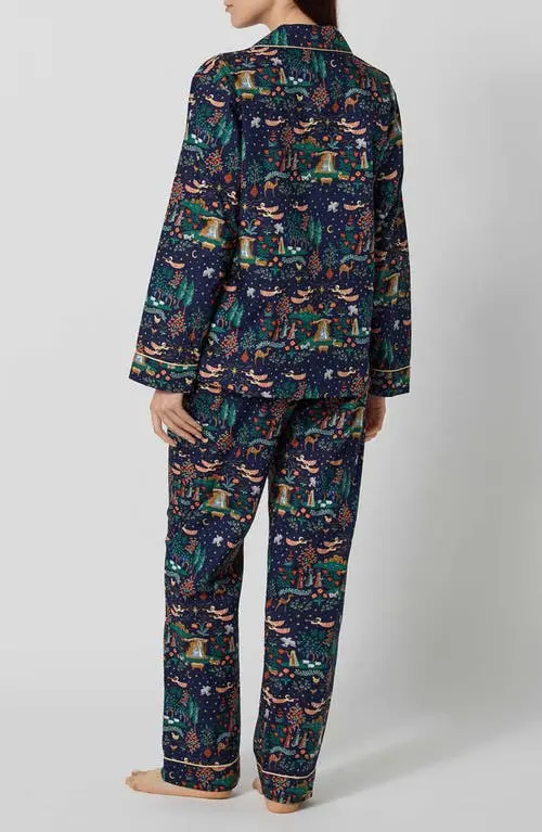 BEDHEAD PAJAMAS Print Organic Cotton Pajamas - Nativity