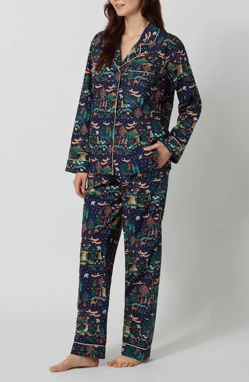 BEDHEAD PAJAMAS Print Organic Cotton Pajamas - Nativity