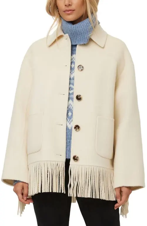 Fifteen Twenty Yara Fringe Wool Blend Jacket