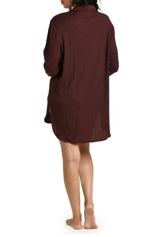 La Blanca Puckered Up Cover-up Shirt