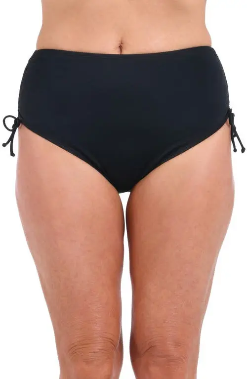 MAXINE OF HOLLYWOOD Full Coverage Side Tie Swim Briefs
