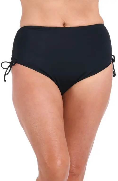 MAXINE OF HOLLYWOOD Full Coverage Side Tie Swim Briefs