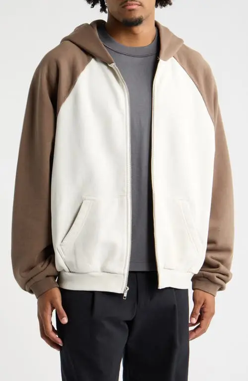 ELWOOD Ragglan Colorblock Zip Hoodie