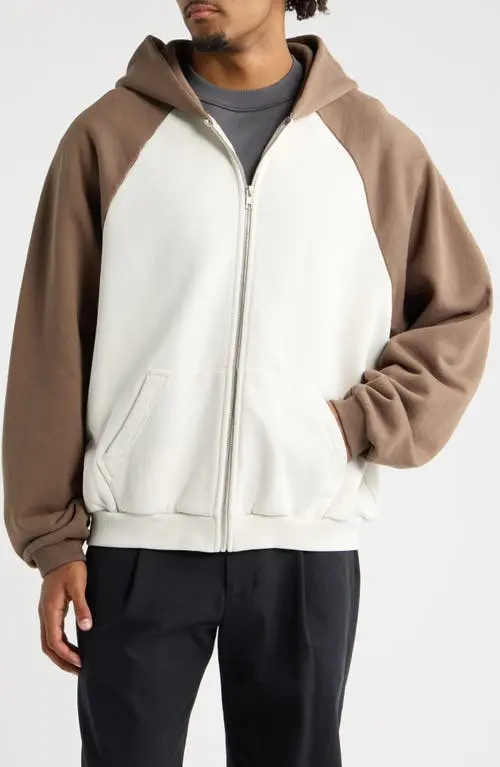 ELWOOD Ragglan Colorblock Zip Hoodie