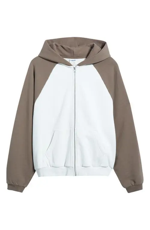 ELWOOD Ragglan Colorblock Zip Hoodie