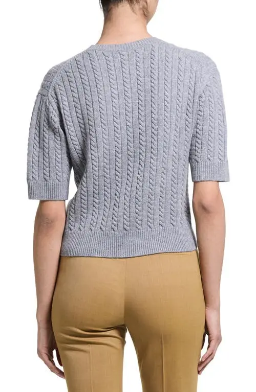 Theory Short Sleeve Cashmere Sweater - Husky