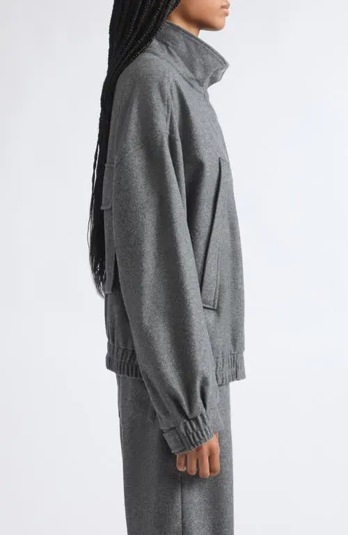 Sandy Liang Maman Wide Leg Wool Blend Pants
