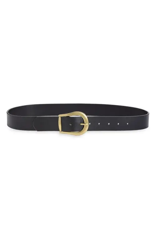 Bp. Faux Leather Belt - Black