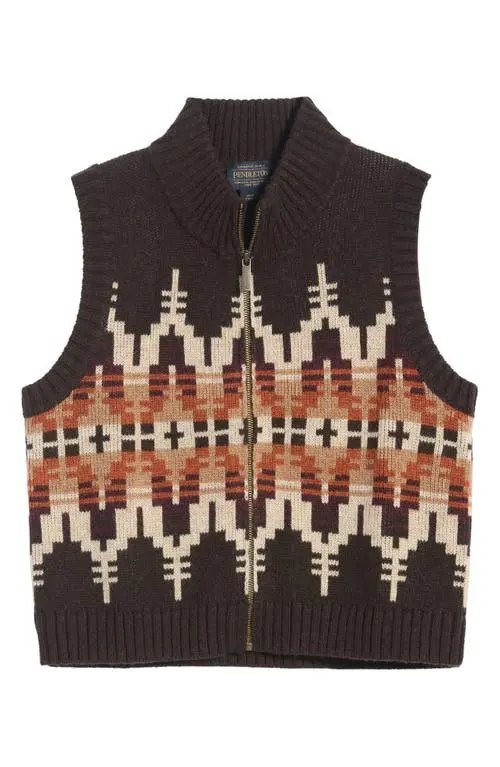 Pendleton Shetland Collection Graphic Wool Vest