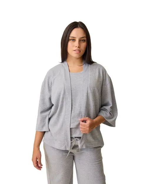 KINDRED BRAVELY Waffle Maternity And Nursing Three-piece Lounge Set