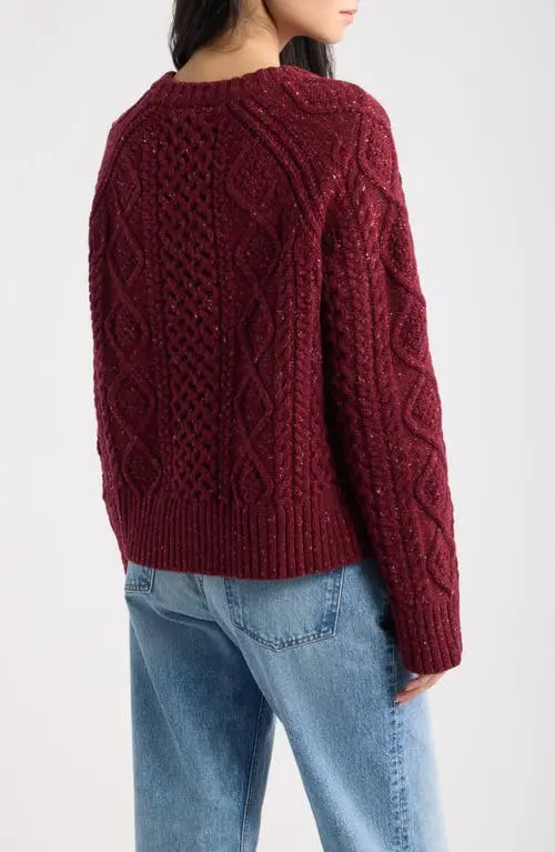 Pendleton Fisherman Cable Knit Pullover Sweater