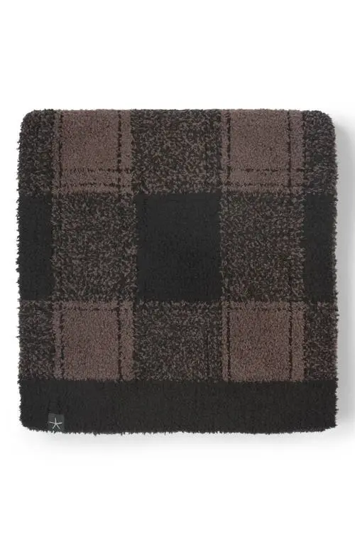 Barefoot Dreams Buffalo Plaid Scarf - Umber Multi