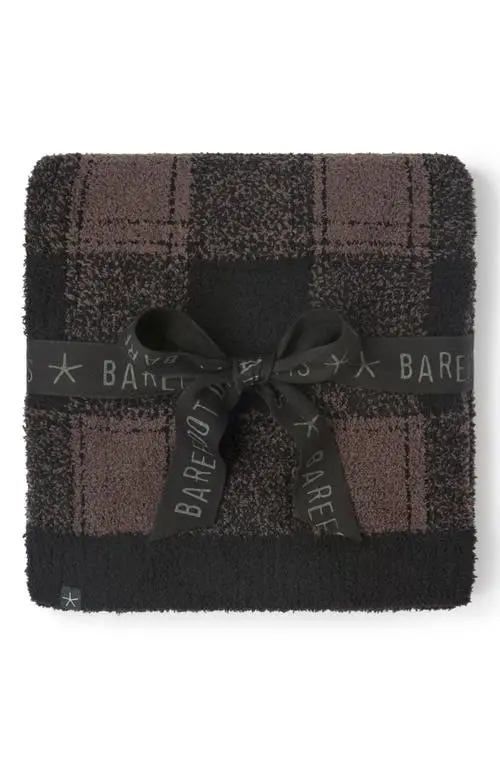 Barefoot Dreams Buffalo Plaid Scarf - Umber Multi