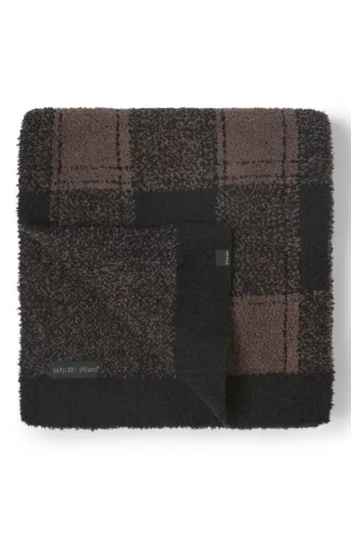 Barefoot Dreams Buffalo Plaid Scarf - Umber Multi