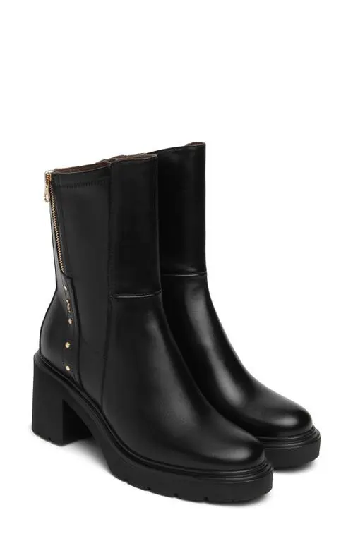 NEROGIARDINI Stretch Leather Bootie