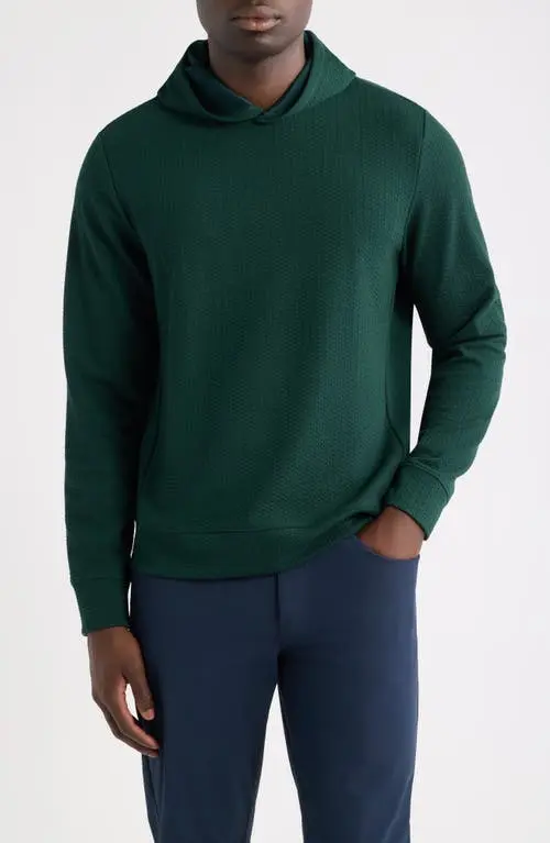 G/fore Pebble Quilted Hoodie - Pine