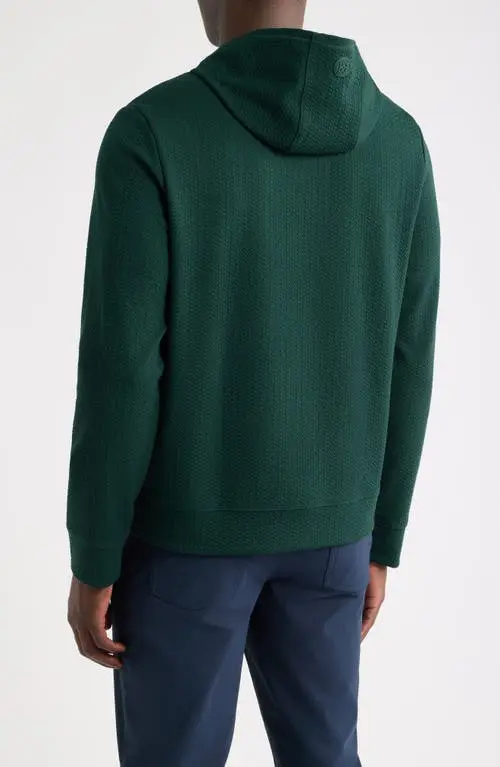 G/fore Pebble Quilted Hoodie - Pine