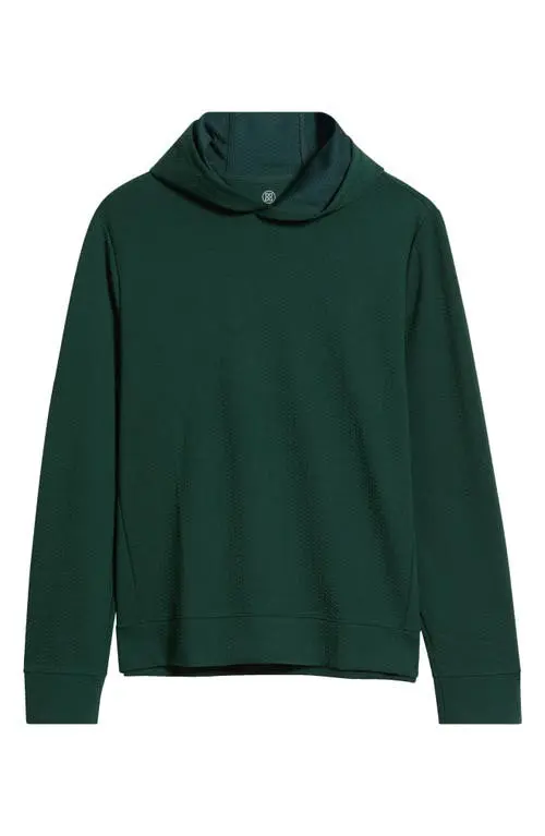 G/fore Pebble Quilted Hoodie - Pine