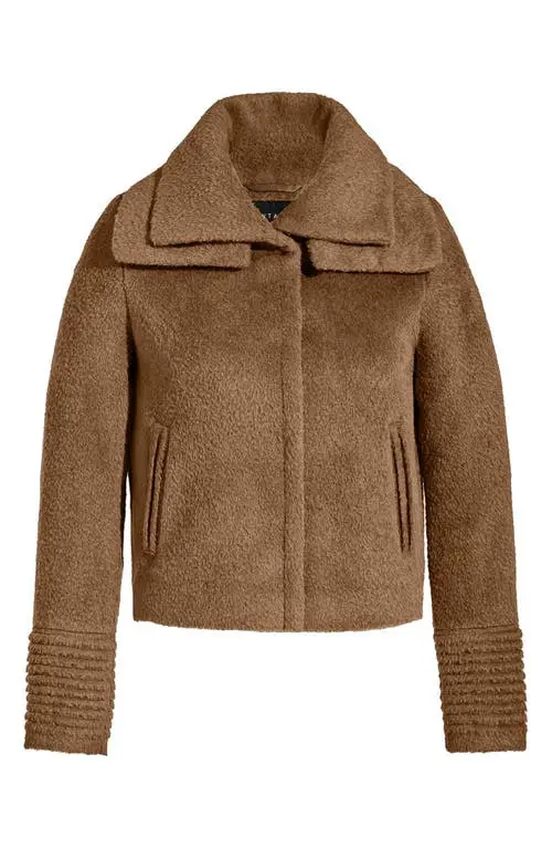 Sentaler Boucl Alpaca Moto Jacket