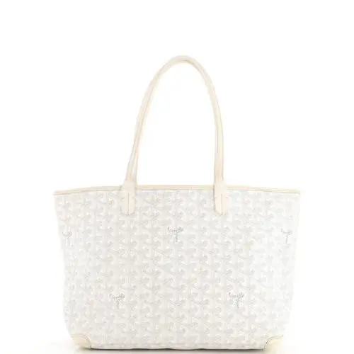 Goyard Artois Tote Coated Canvas Pm - White