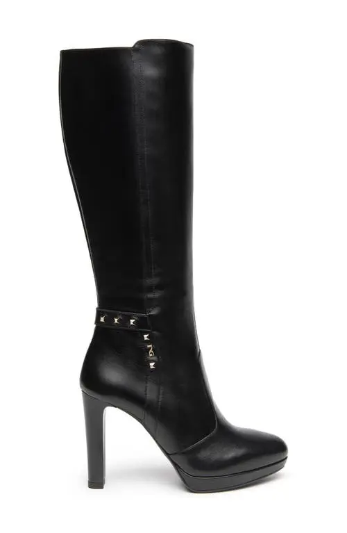 NEROGIARDINI Studded Platform Tall Boot