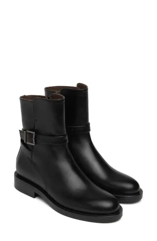 NEROGIARDINI Buckle Leather Bootie