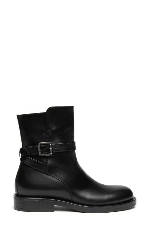 NEROGIARDINI Buckle Leather Bootie