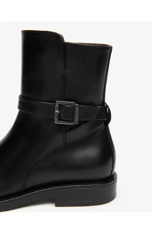 NEROGIARDINI Buckle Leather Bootie