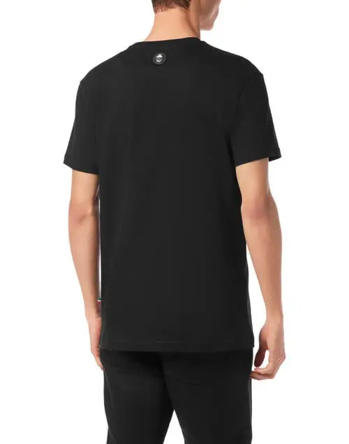 BILLIONAIRE T-shirt Round Neck Baroque - Black