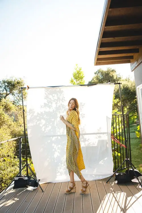 SUN CHILD Long Caftan Sparkle