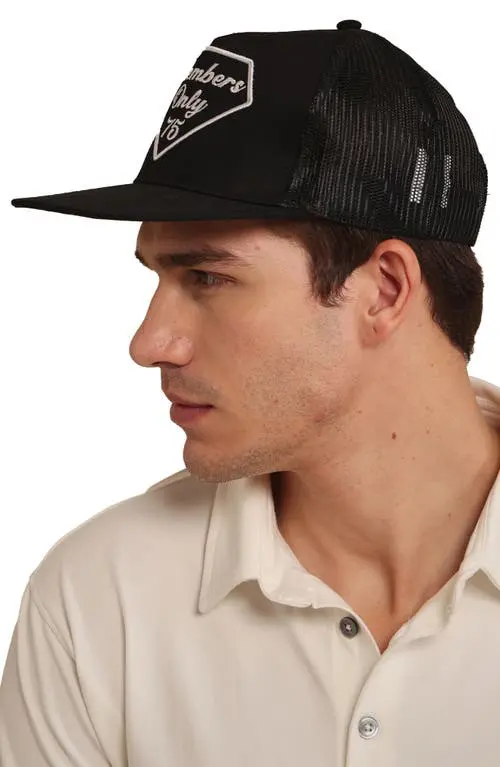 MEMBERS ONLY Trucker Hat - Black