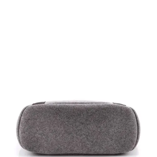 Hermès Sac De Pansage Groom Handbag Felt - Grey