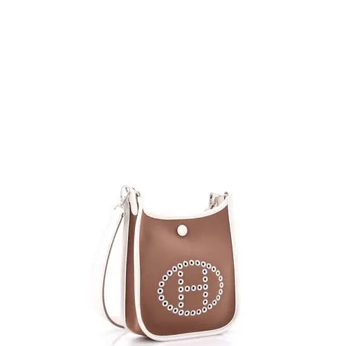 Hermès Neo Evelyne Bag Toile And Leather Tpm - Grey